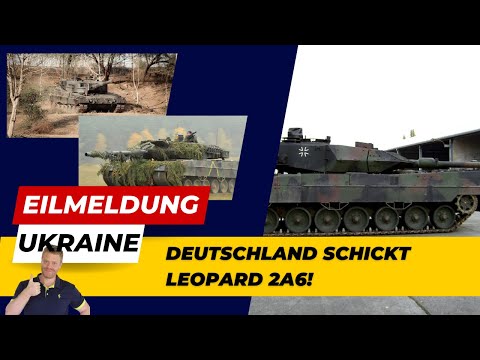 Was kann der deutsche Leopard 2A6, den die Ukraine bekommt? Eilmeldung & Bewertung.