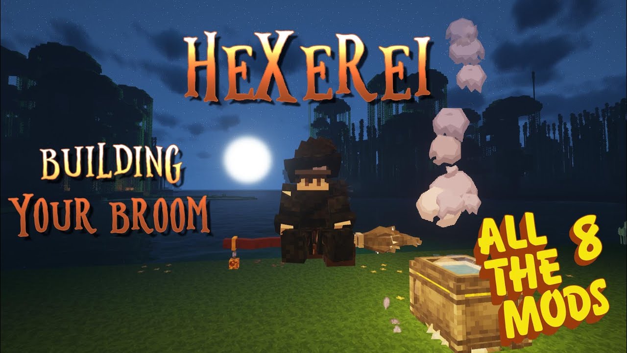 Minecraft in a Hurry - Hexerei Broom Tutorial - YouTube