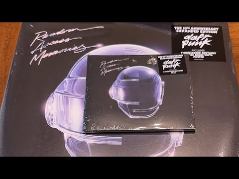 Unboxing Random Access Memories 10th Anniversary cd and Vinyl edition ...