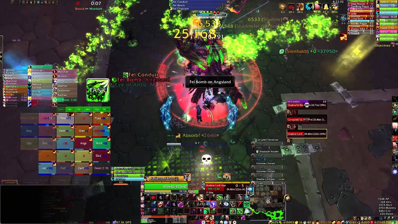 Shadow-Lord Iskar (Mythic) - Feral Druid - YouTube