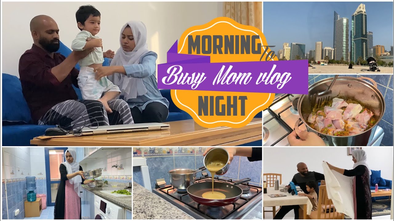 A Long day when husband had to go office & Handling Toddler tantrums ...