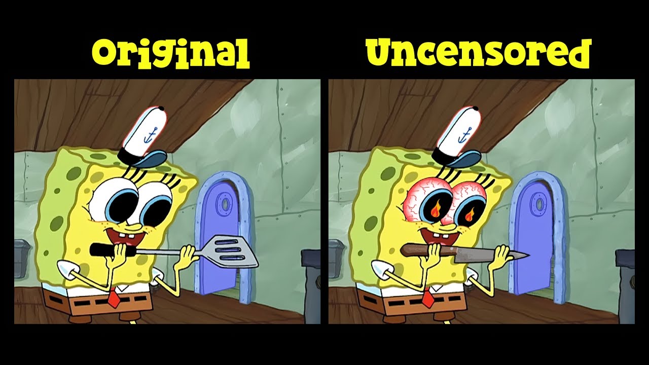 SpongeBob SquarePants UNCENSORED #1 - YouTube