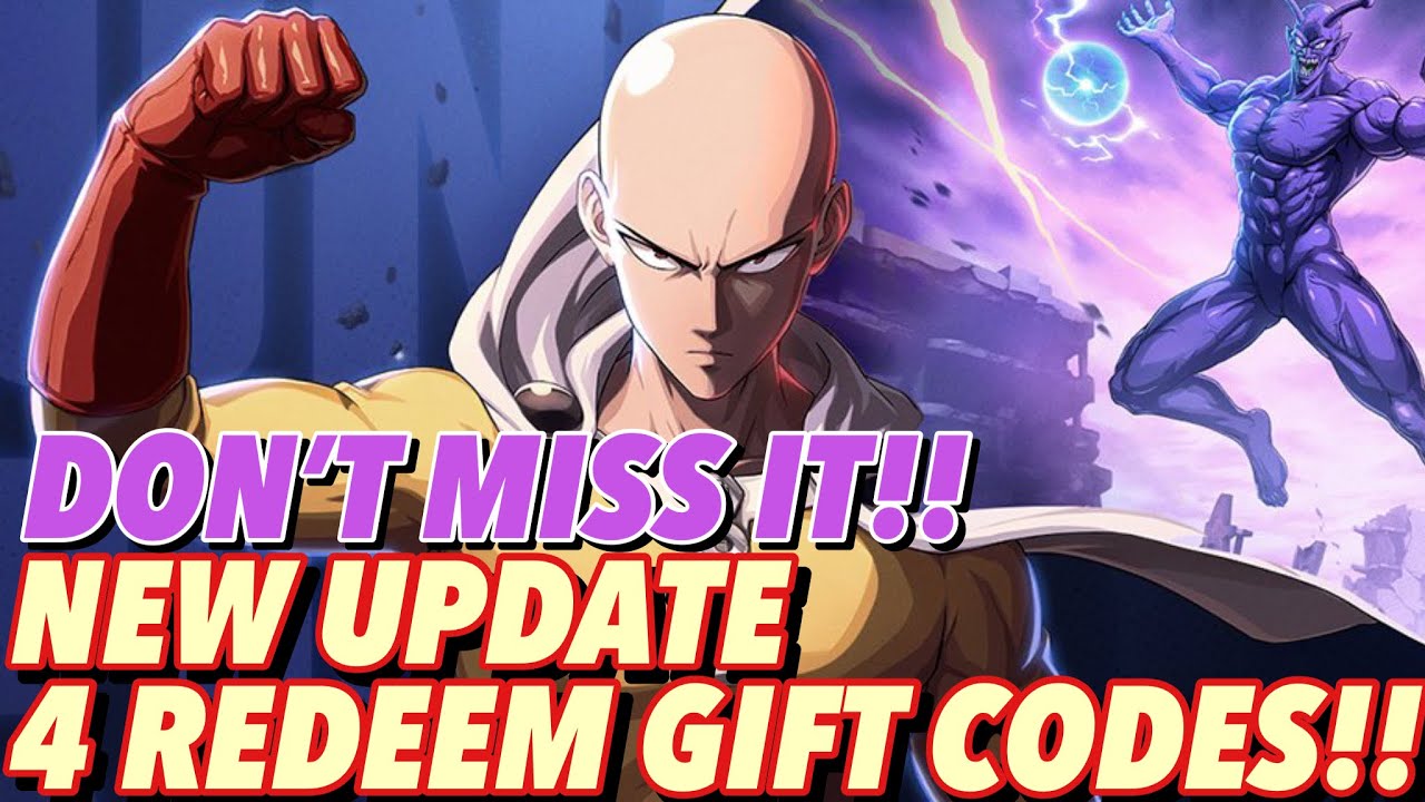 ONE PUNCH MAN WORLD - NEW UPDATE 4 REDEEM GIFT CODES!! DON’T MISS IT! # ...