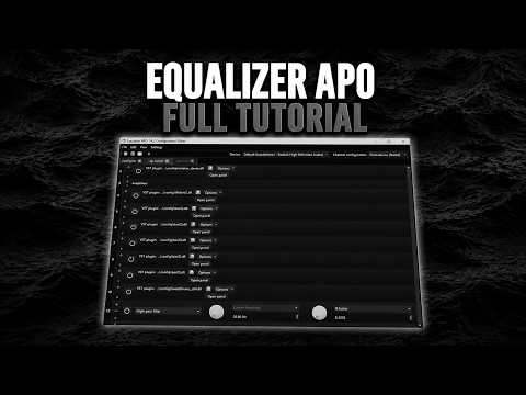 NEWEST TUTORIAL ON HOW TO SOUND LIKE A EBOY (EQUALIZER APO)