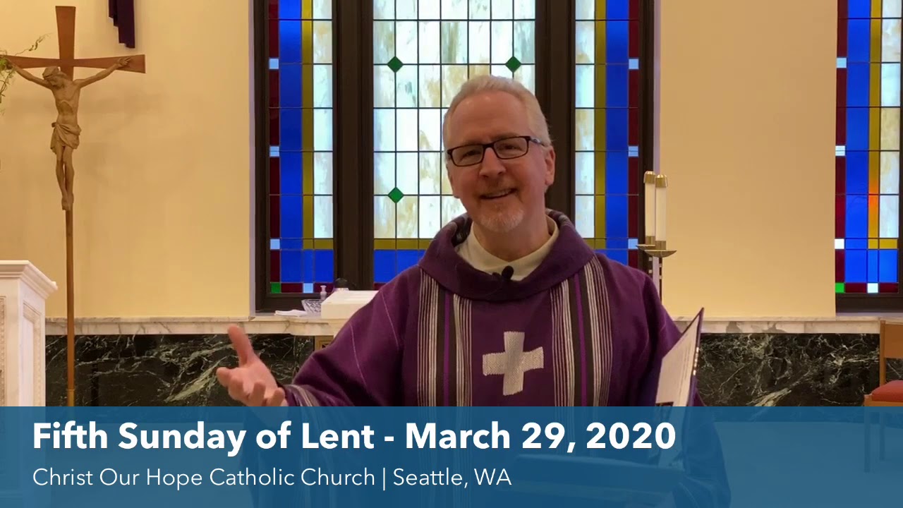 Mass from Fifth Sunday of Lent (English) - YouTube