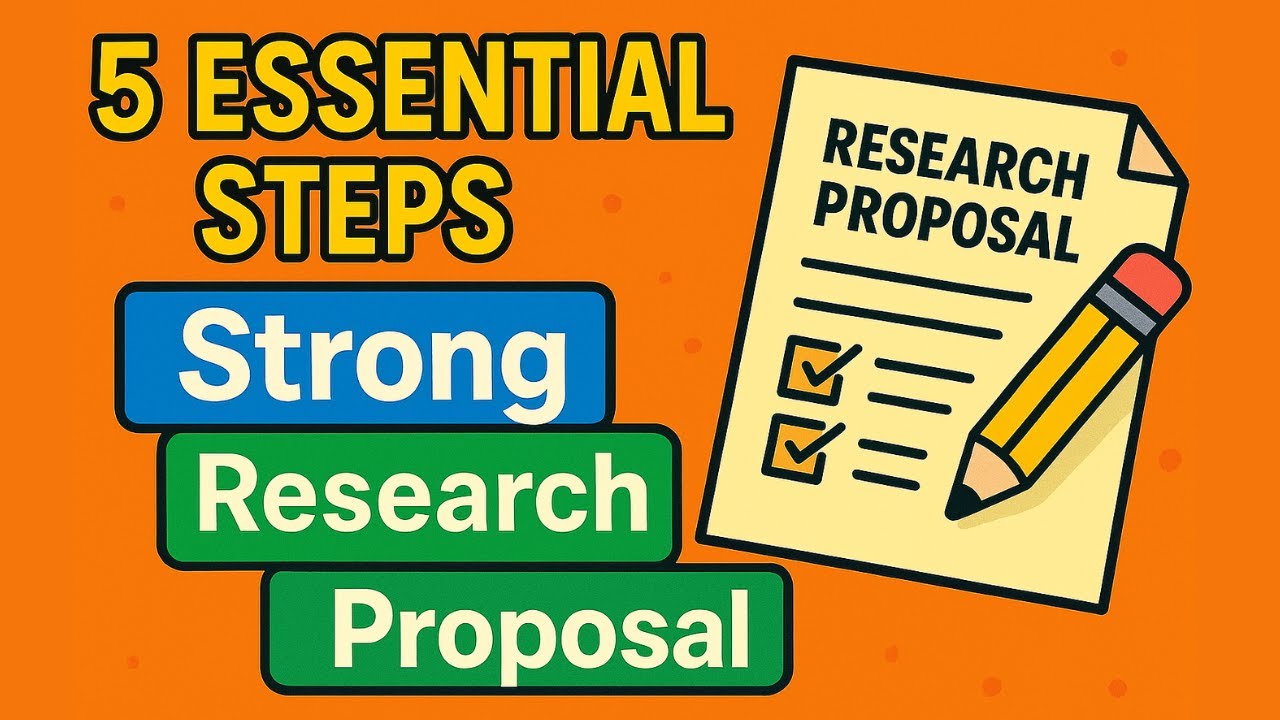 Research proposal ስናዘጋጂ መከተል ያለብን 5 steps 🎓5 Essential Steps for a ...