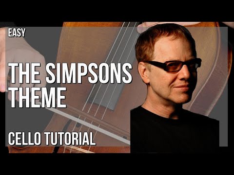 How to play The Simpsons Theme by Danny Elfman on Cello (Tutorial ...
