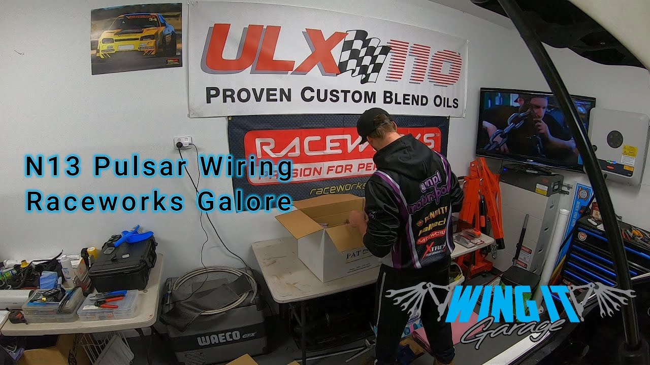 N13 Pulsar Wiring and Raceworks Galore - YouTube