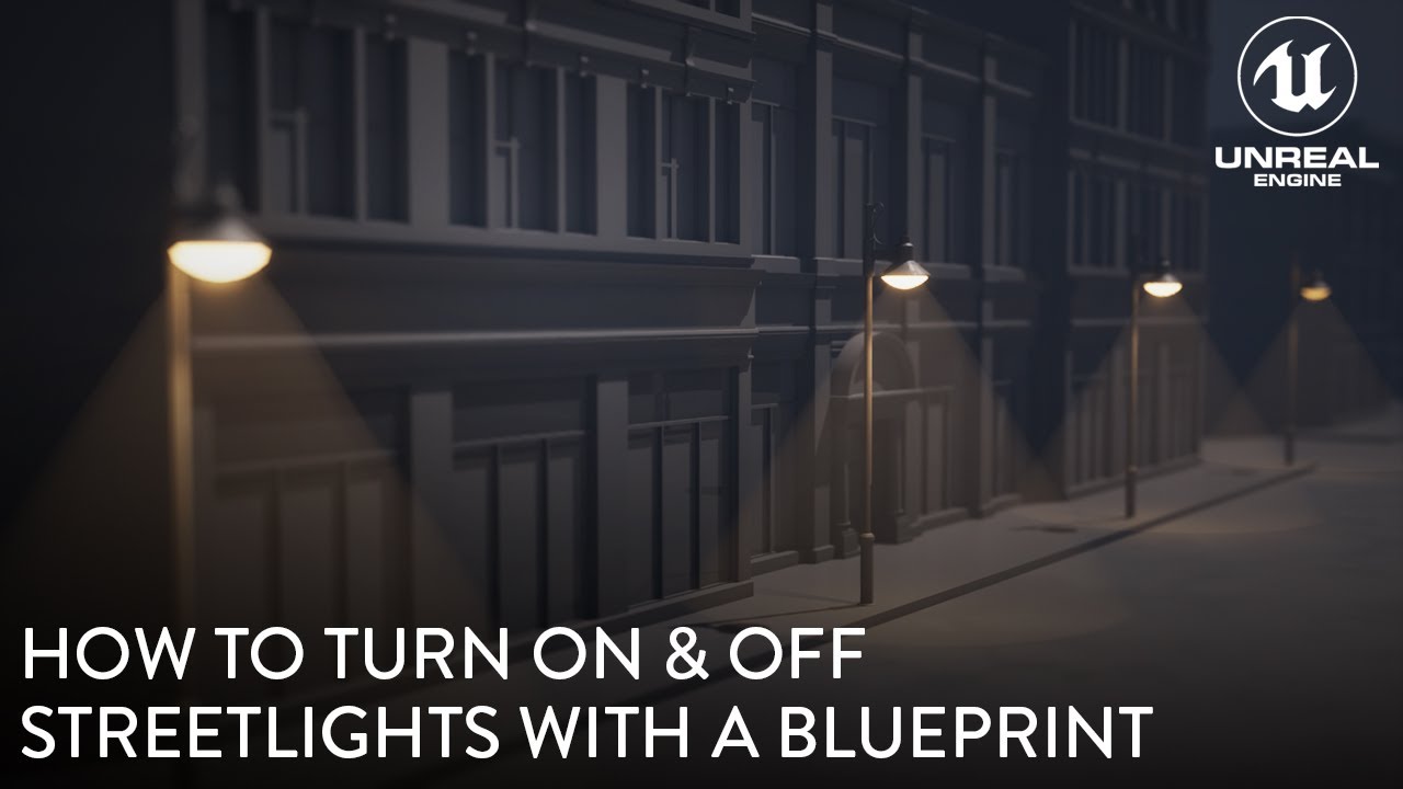 How to turn ON & OFF Lights with a Blueprint in Unreal Engine 5 - YouTube