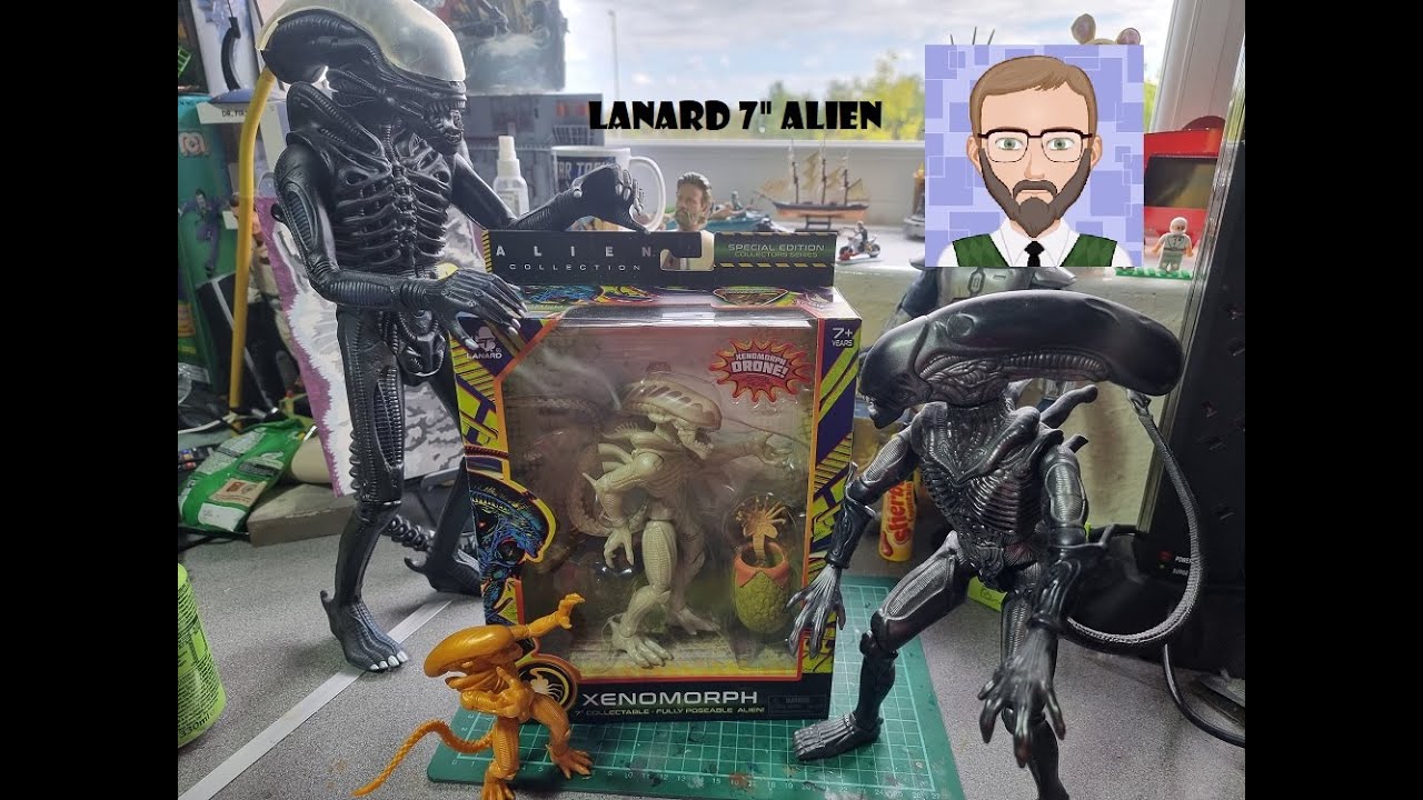 Lanard 7" Alien Drone Figure - YouTube