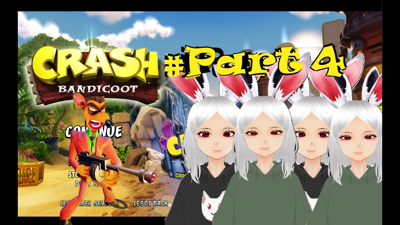 Bun plays Retro: Crash Bandicoot part 4 - YouTube