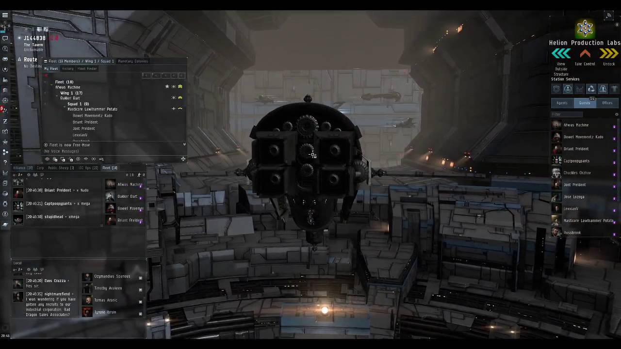 Megathron navy + Augoror Navy Issue Fleet Fight #1 - YouTube