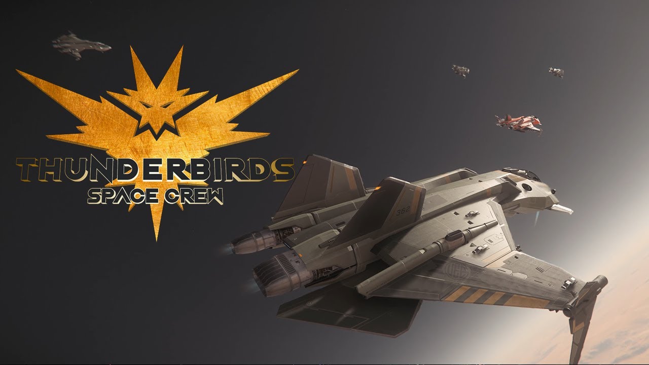 Thunderbirds space crew Star Citizen formation flight 3.7.2 - YouTube