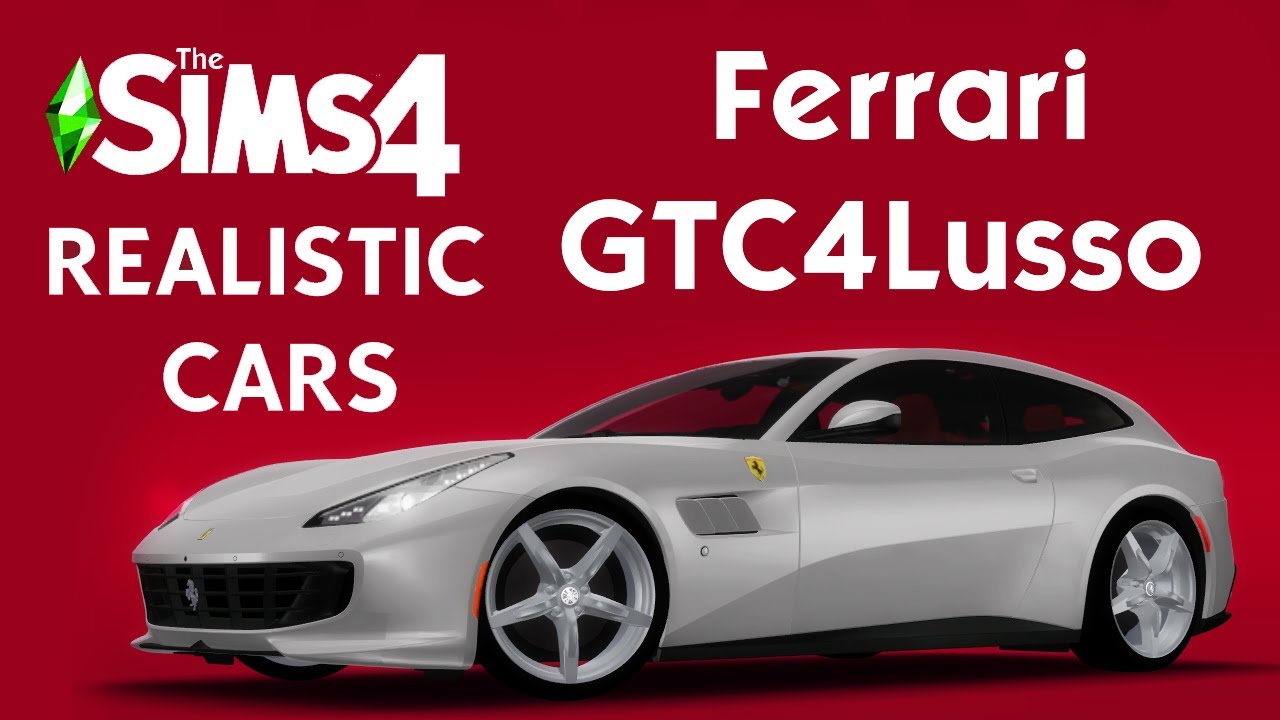2017 Ferrari GTC4Lusso - The Sims 4 Realistic cars by Breeze Motors ...