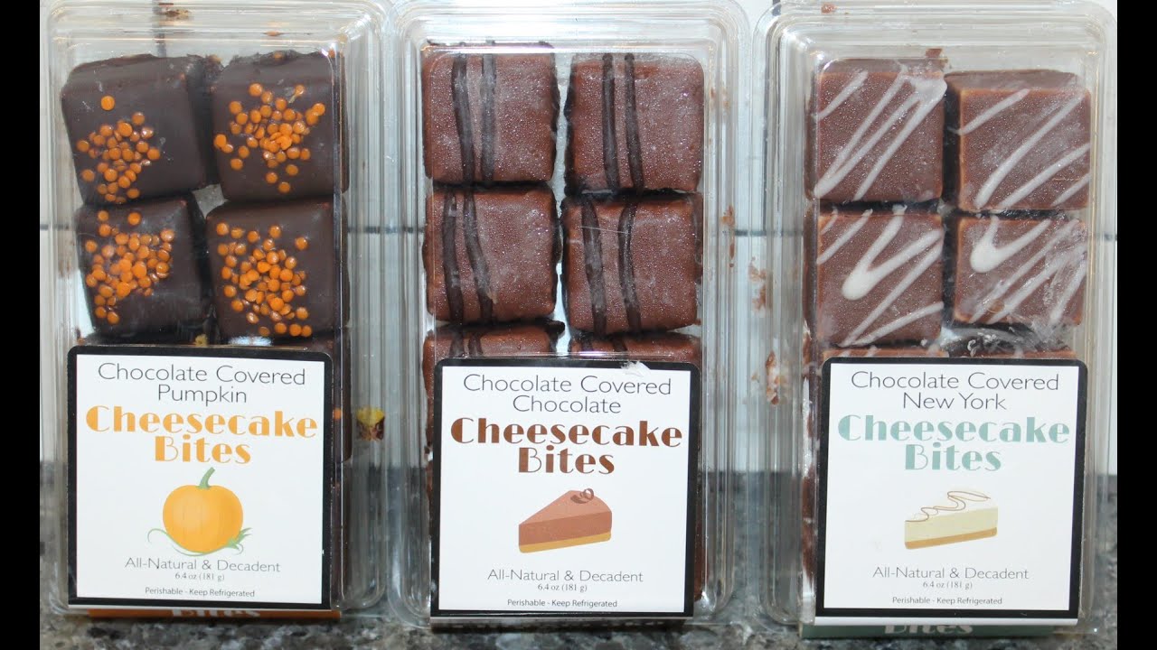 Chuckanut Bay Foods Cheesecake Bites Chocolate Covered: Pumpkin ...