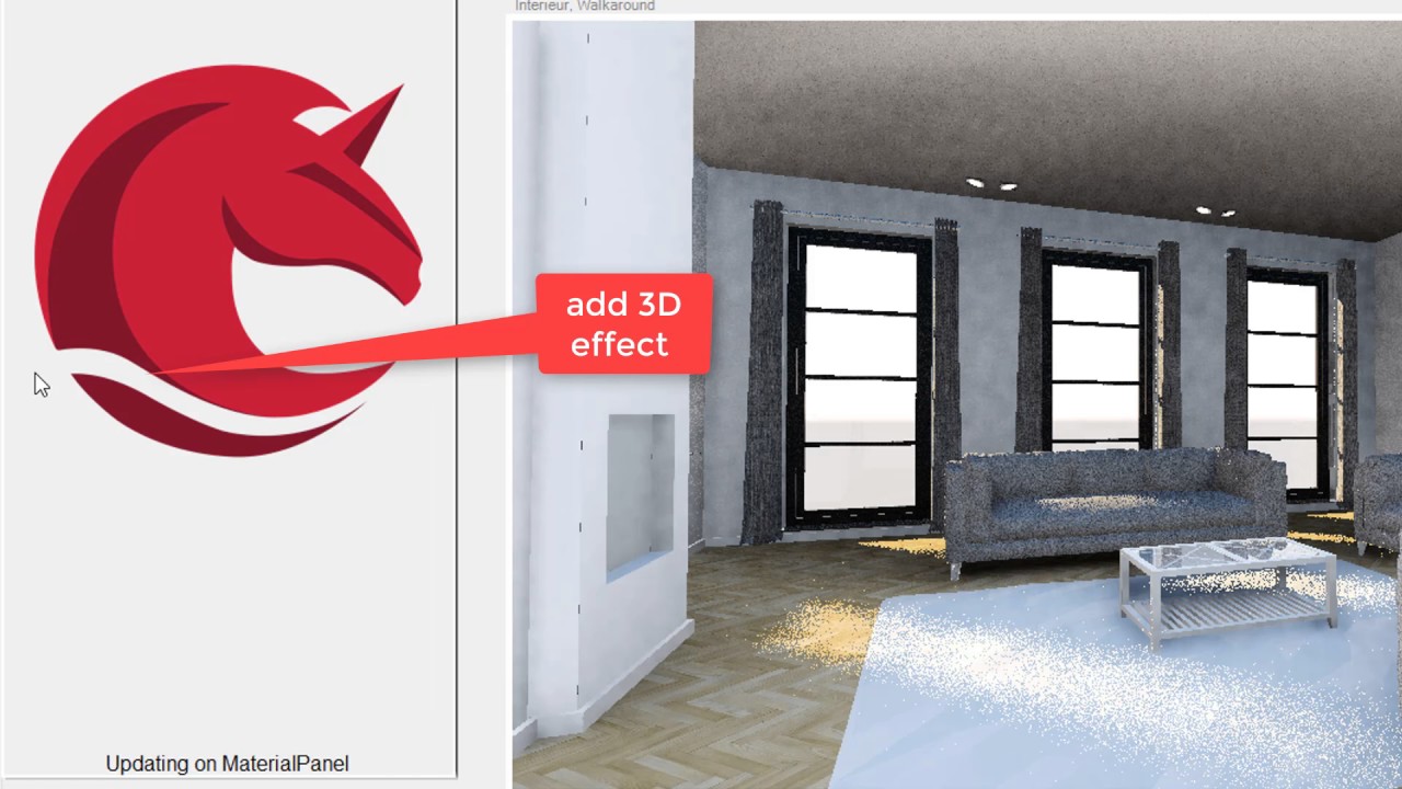Unicorn Render Tutorial 11. Materials Textures from anywhere - YouTube