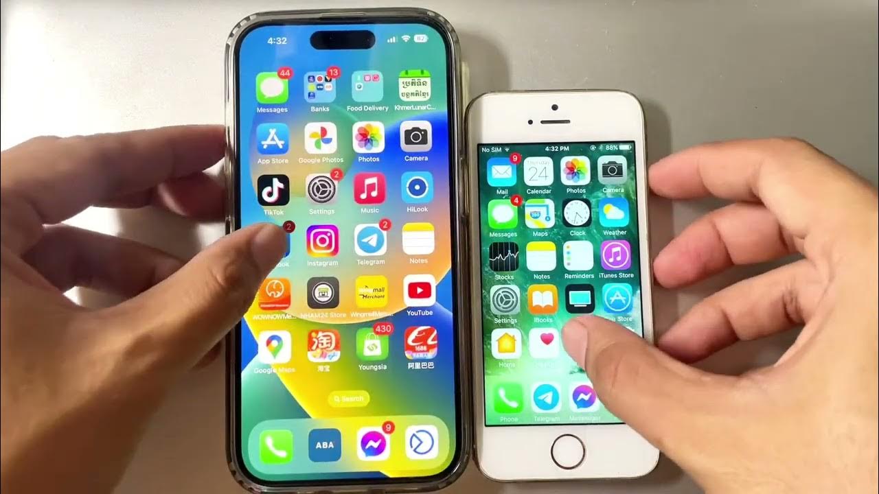 iOS 16 vs iOS 10 - iPhone 5s vs 14 Pro - YouTube