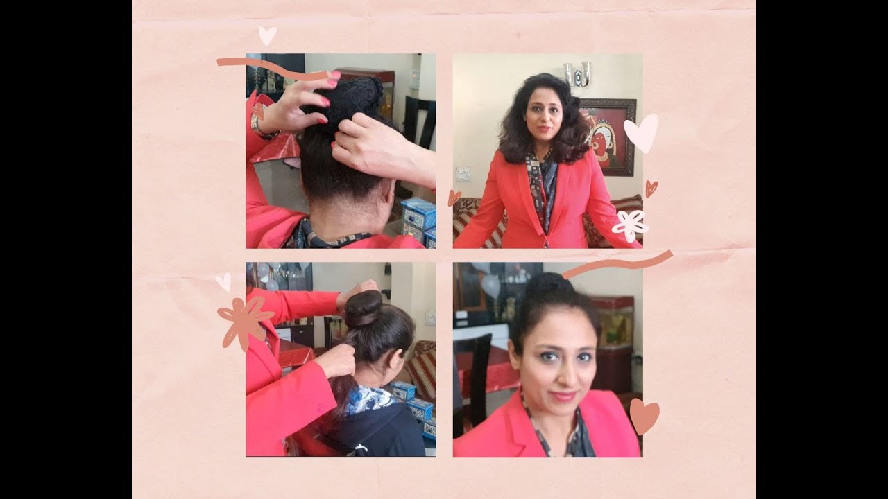 Basic bun making for Sports Aerobics Competitions - YouTube