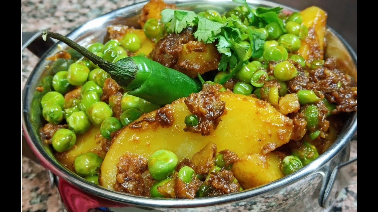 Aalu matar Instant | AALU MATAR DRY SABJI | PUNJABI STYLE AALU MATAR ...