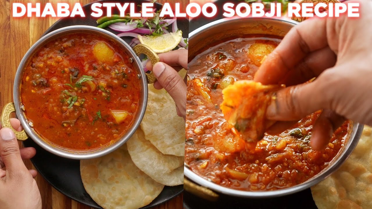 Yummy Dhaba Style Aloo Sobji Recipe - YouTube