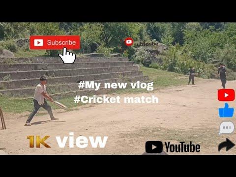 # new vlog # cricket match - YouTube