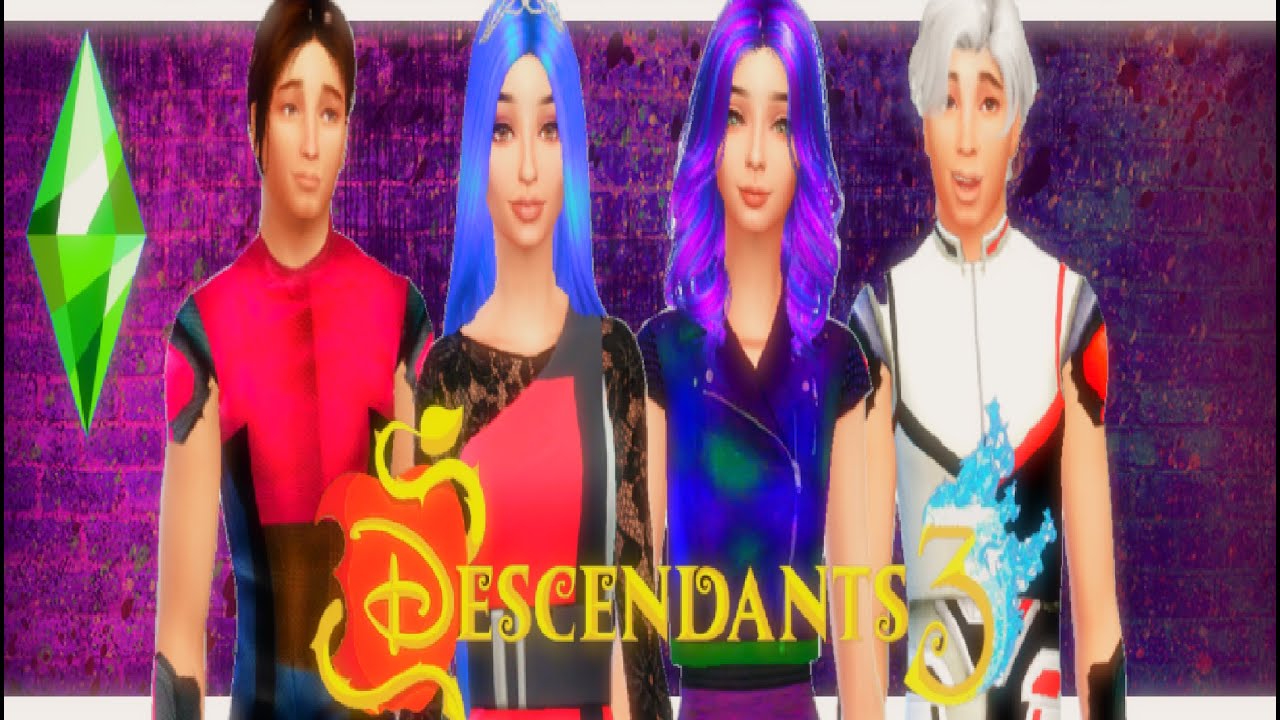 I found Descendants 3 outfits cc !!! 😱 I Sims 4 I Rebeccas Creations ...