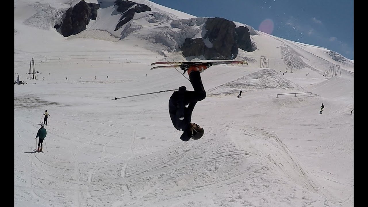 2019 Skiing flips, tricks and flops - YouTube