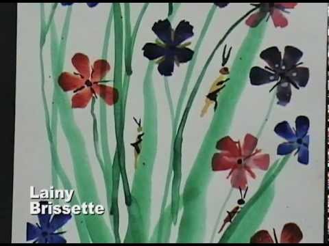 "Spring" 7th grade watercolors - YouTube