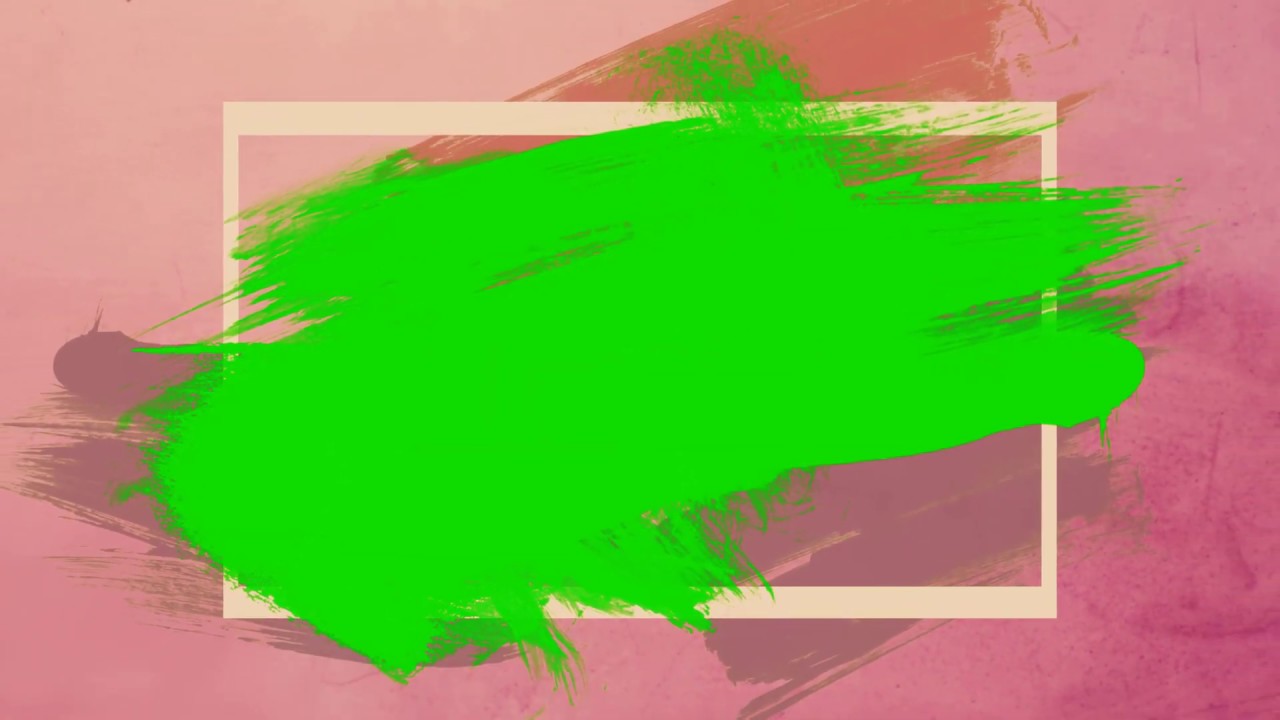 Green screen frame brush photo sideshow | New photo slideshow - YouTube