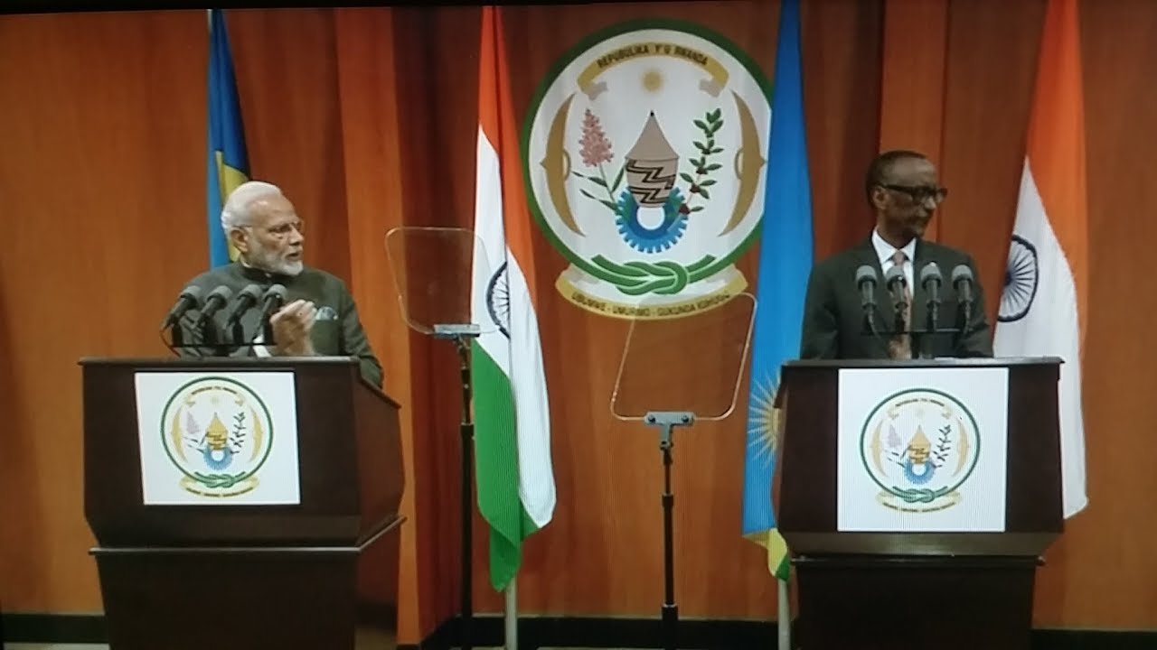 Prime Minister of India State Visit to Rwanda - Signing Ceremony ...
