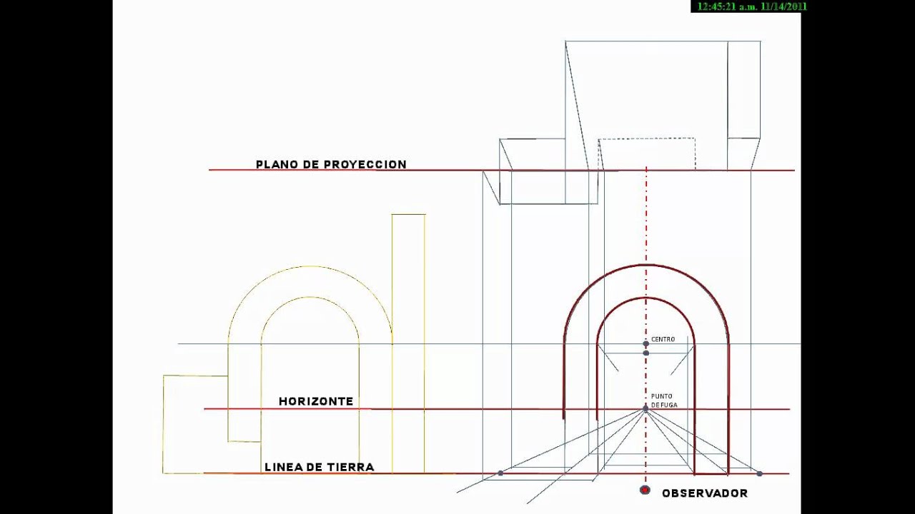 PROYECCION CONICA PLANOS CURVOS - YouTube