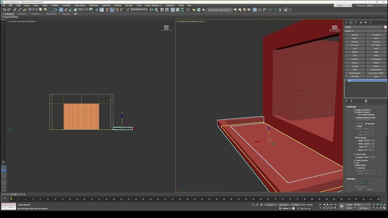 3D max basic tutorial part 7 Splines - YouTube