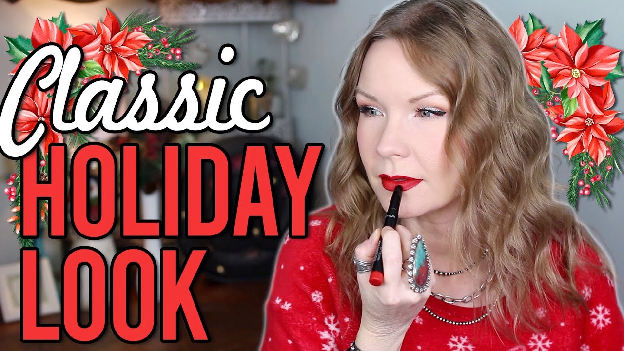 Classic Holiday Makeup Look Lipglossleslie Youtube