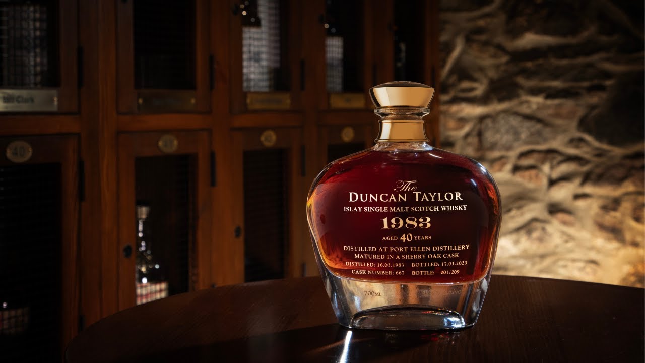 Duncan Taylor Rarest Collection - Port Ellen Aged 40 Years - YouTube