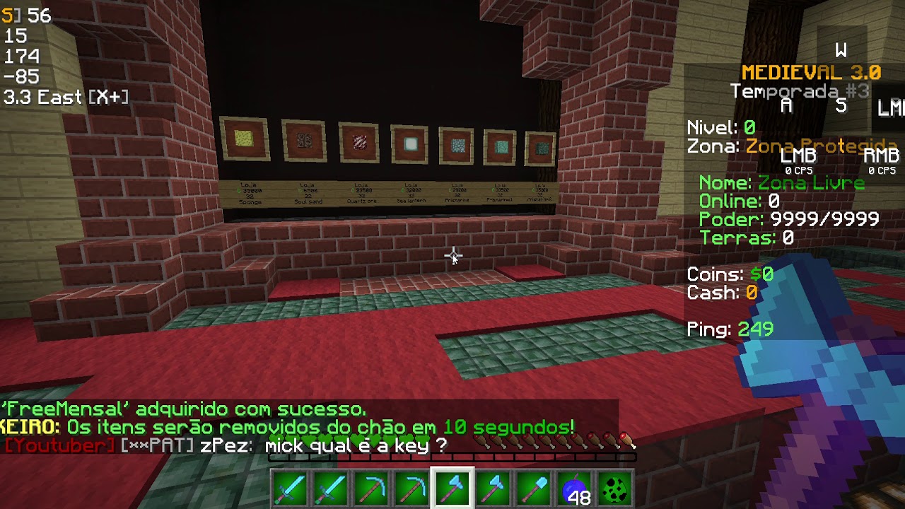 minecraft server fractions op vip free - YouTube