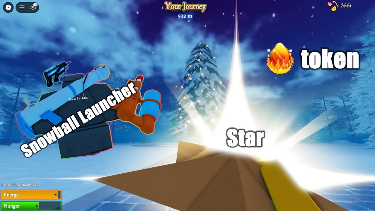 [Roblox winter event] a dusty trip, Finally got Elite token + Snowball ...