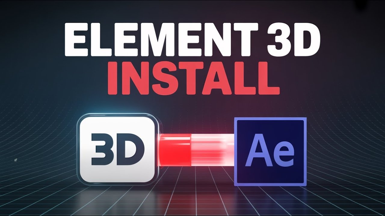 How to Install Element 3D In After Effects (Step By Step) - YouTube