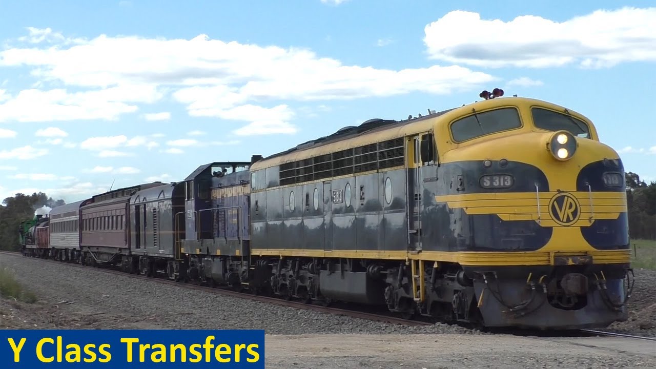 A Weekend of Y Class Transfers - Steamrail Y112 & 707 Operations Y127 ...