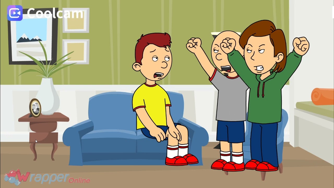 Boris and Classic Caillou ground Caillou/grounded - YouTube