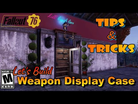 How to build a Weapon display case Fallout 76 - YouTube