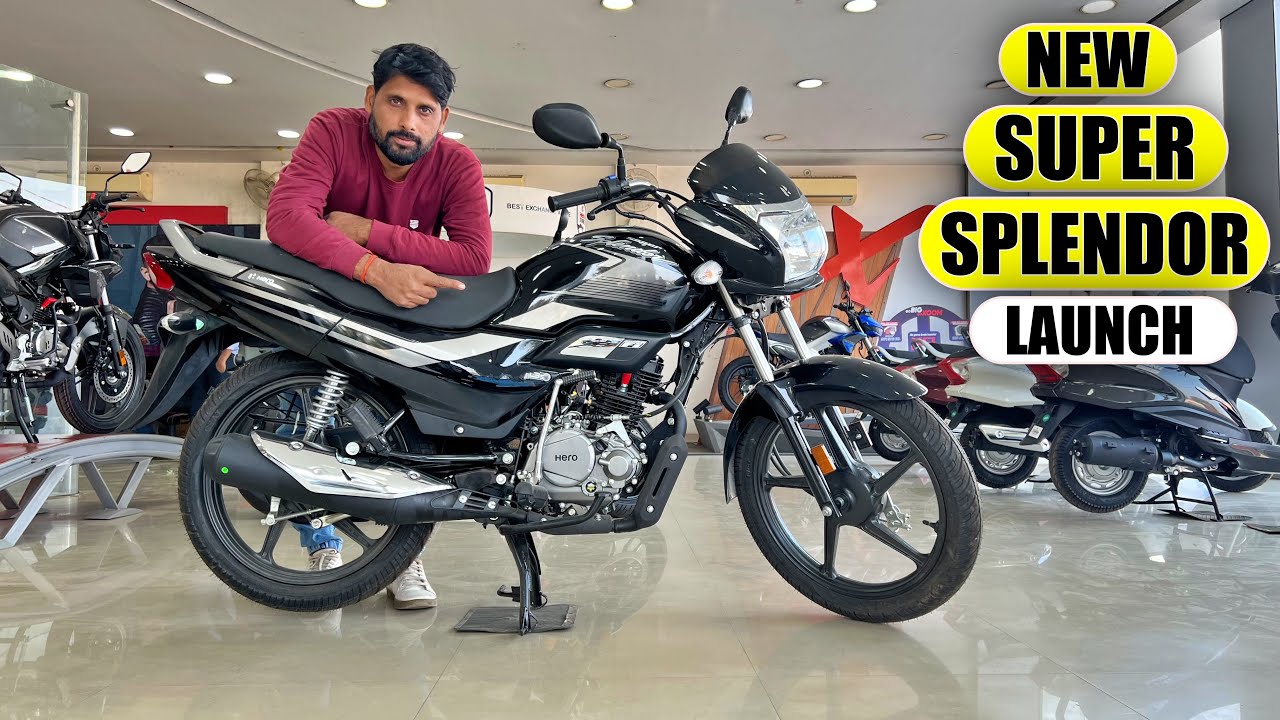 New Hero Super Splendor Xtec Base Model Launch " Best 125cc Bike Under ...