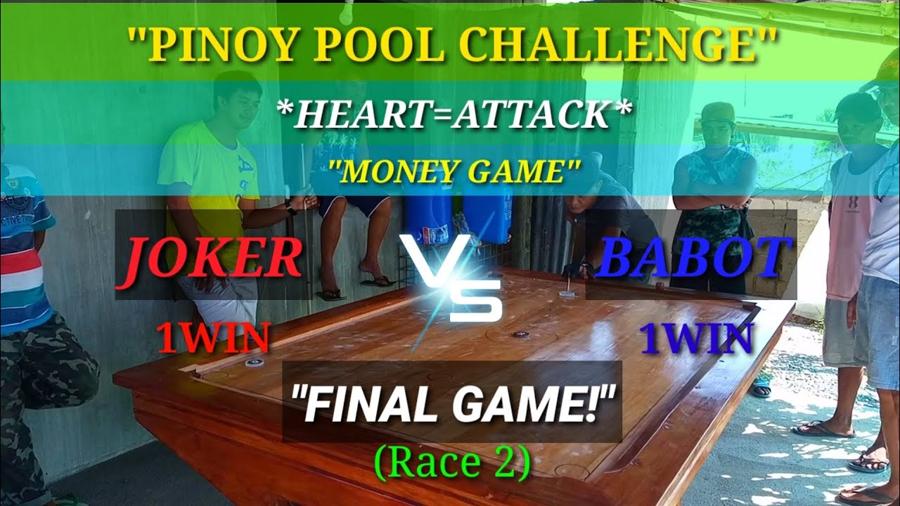 JOKER VS BABOT | Final GAME(Race 2) | PINOY POOL CHALLENGE- #money # ...