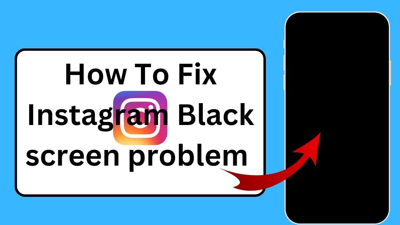 How to fix Instagram black screen issue on iphone | iOS 17 - YouTube