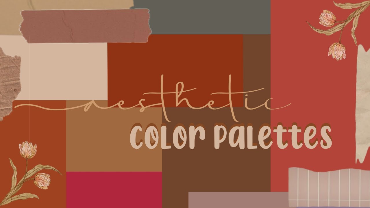 30 AESTHETIC COLOR PALETTES WITH HEX COLOR CODE | 2020 - YouTube