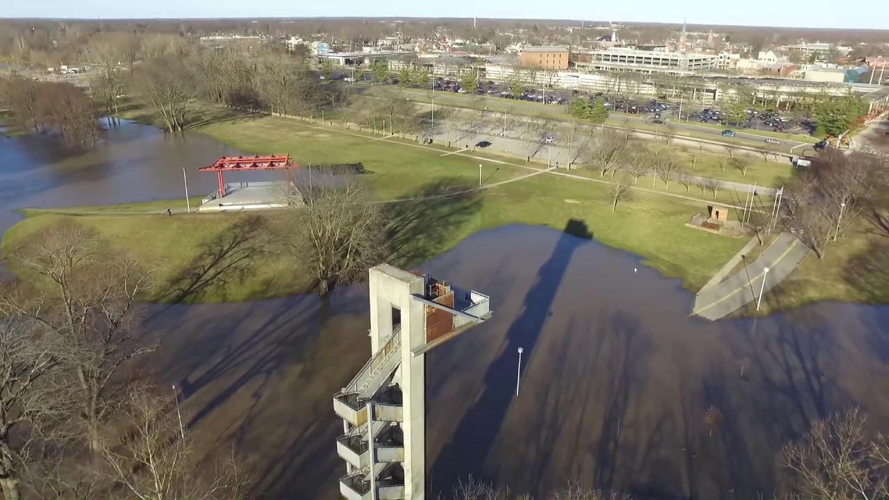 Millrace park Columbus, Indiana - YouTube