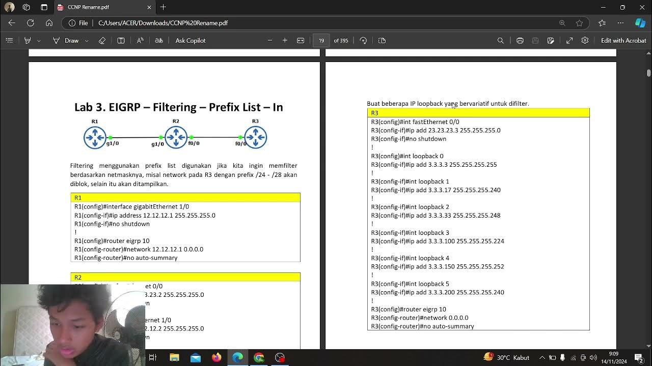 EIGRP Filtering In (Tutorial) - YouTube