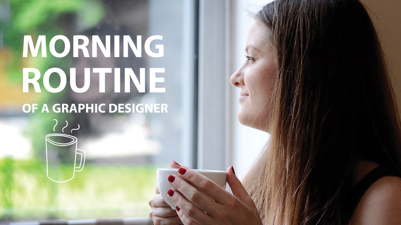 Morning Routine of a Graphic Designer | Art Olka - YouTube