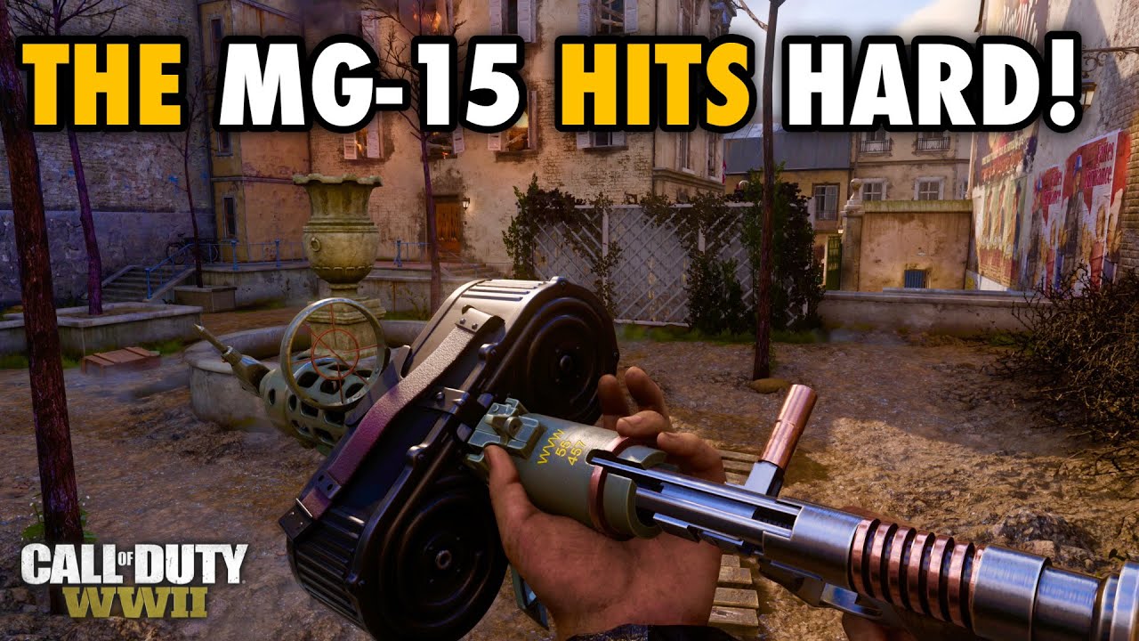 The MG-15 Hits Hard in Call of Duty WW2 in 2021 (COD WW2) - YouTube
