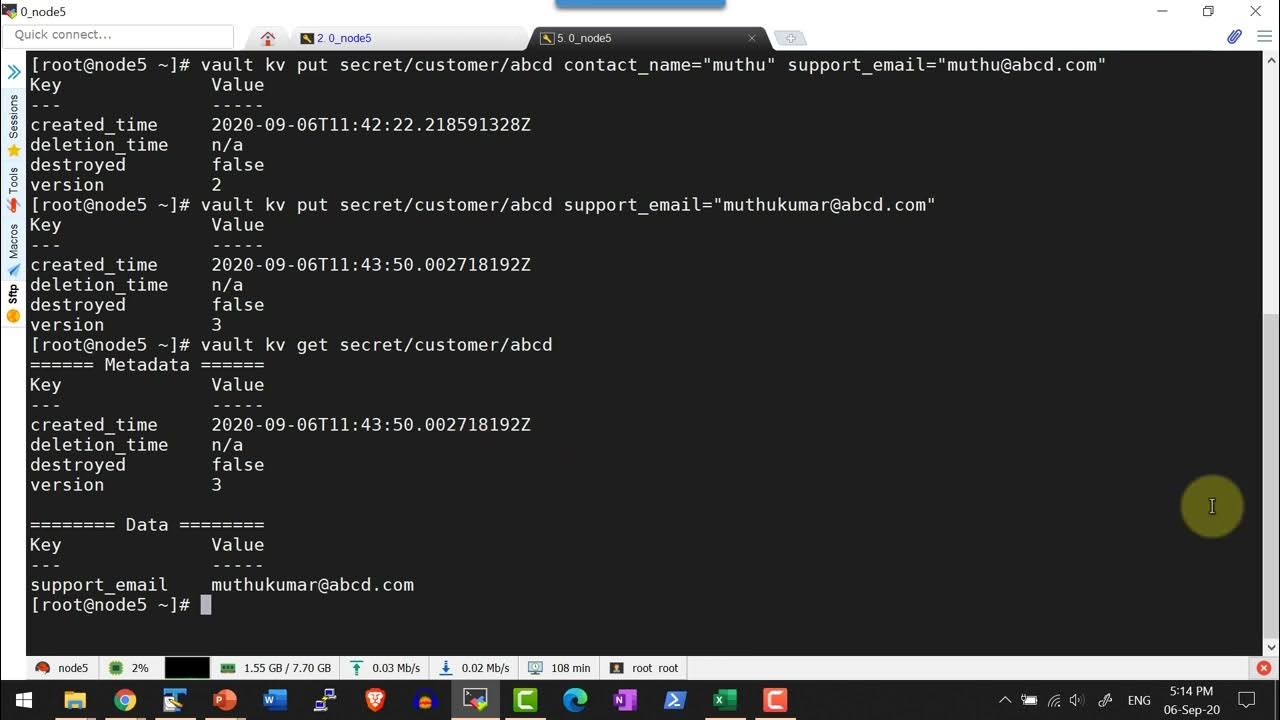 HashiCorp Vault kv v2 version handling UI - Video 10 - YouTube