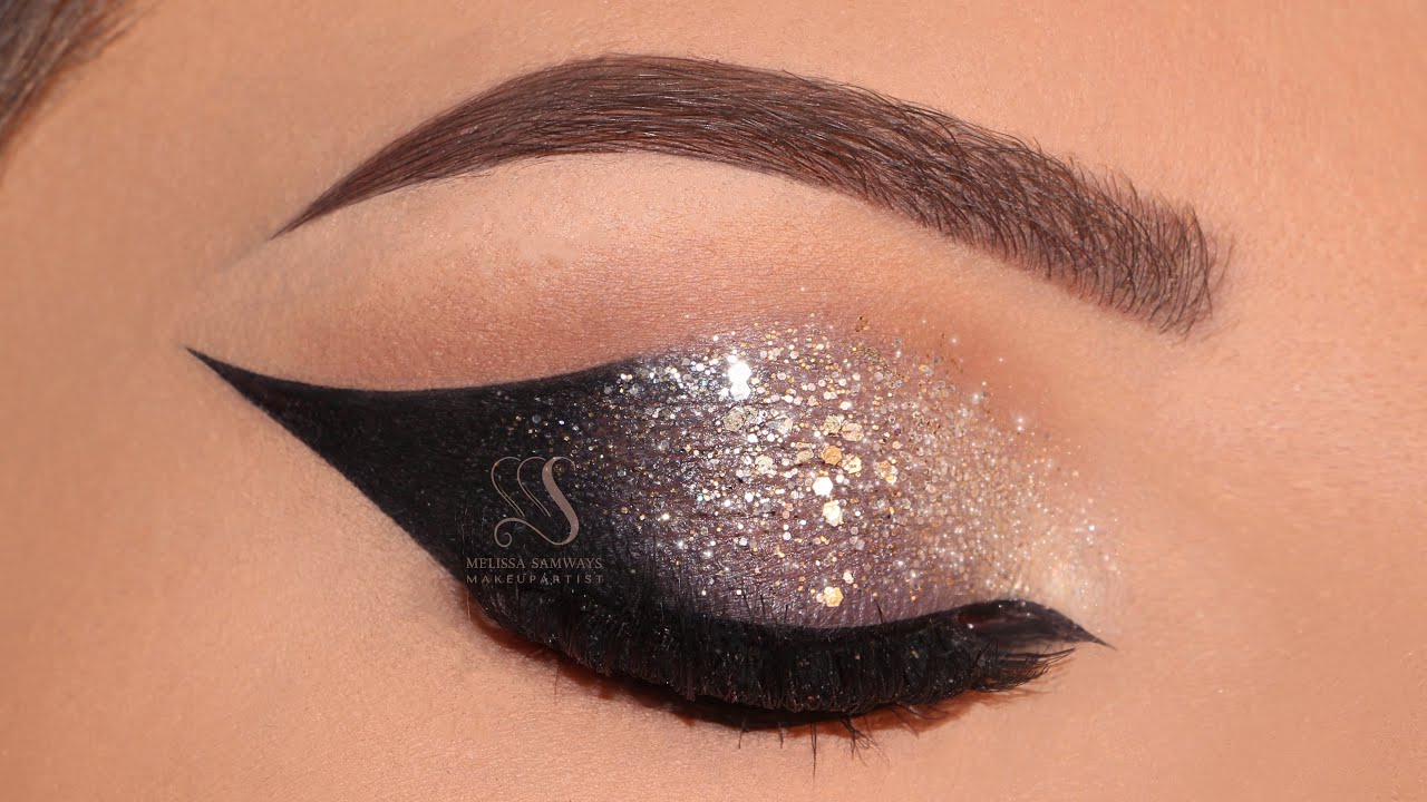 ⭐ Silver Glitter Makeup | Melissa Samways - YouTube